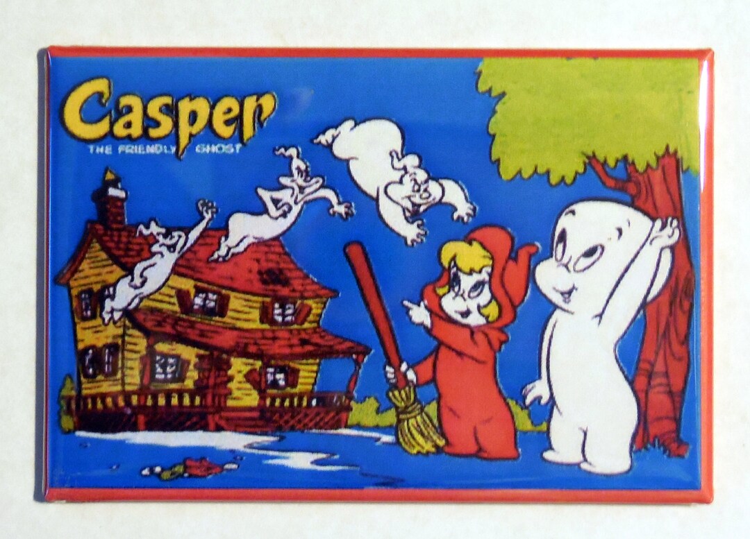 CASPER Lunchbox 2" X 3" Fridge Magnet Art Vintage Tv Show - Etsy