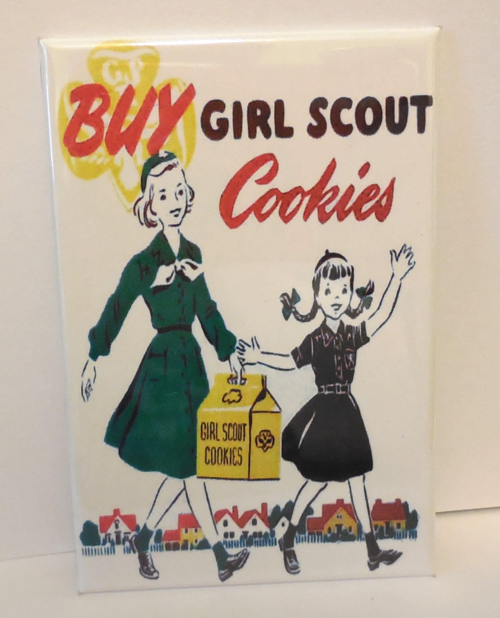 Vintage Buy Girl Scout Cookies 2 X 3 Fridge Magnet - Etsy
