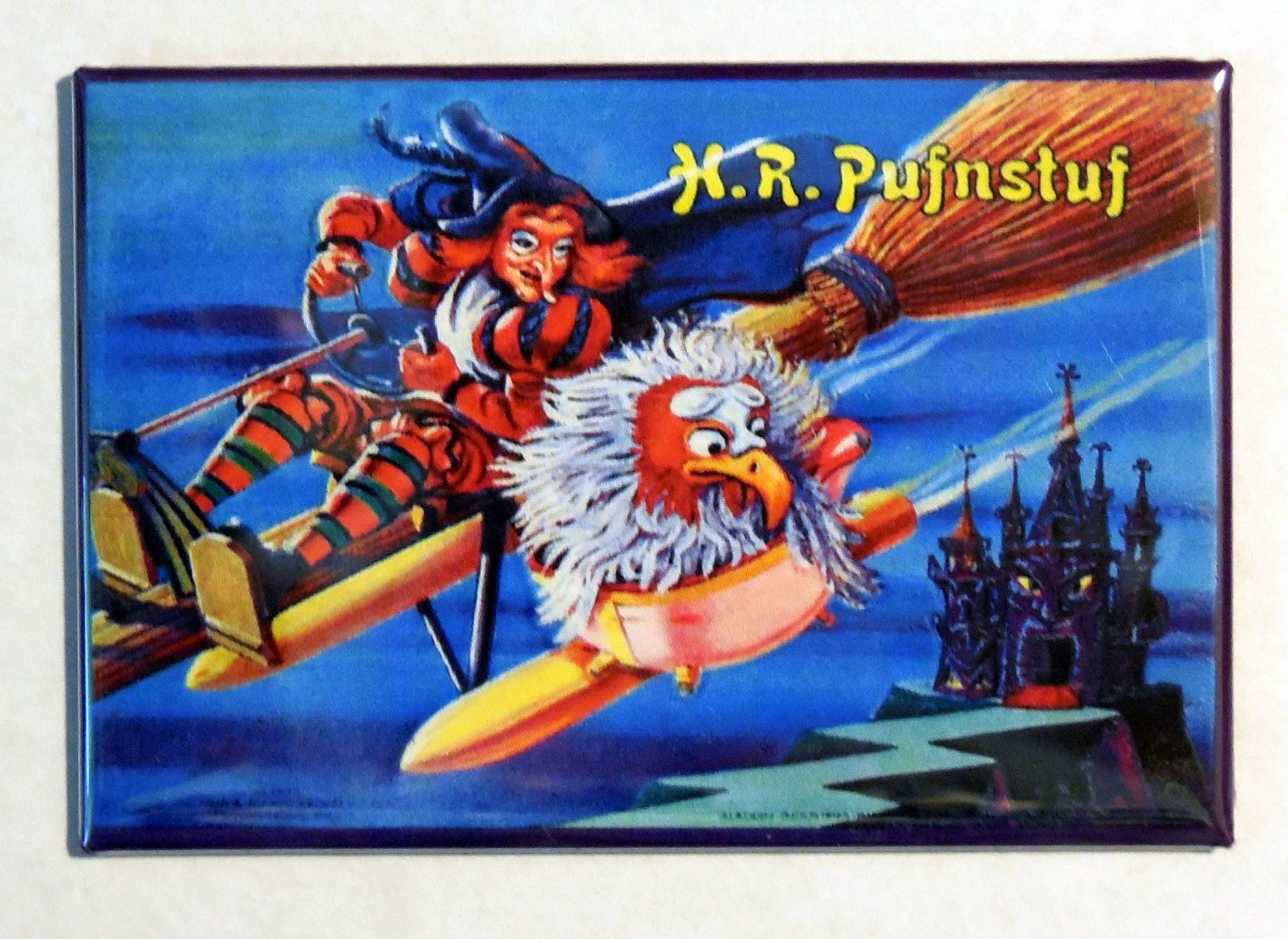 H.R. PUFNSTUF Witchiepoo Metal Lunchbox 2" X 3" Fridge Magnet Art ...