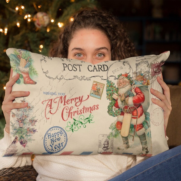 Postcard Pillow - Etsy