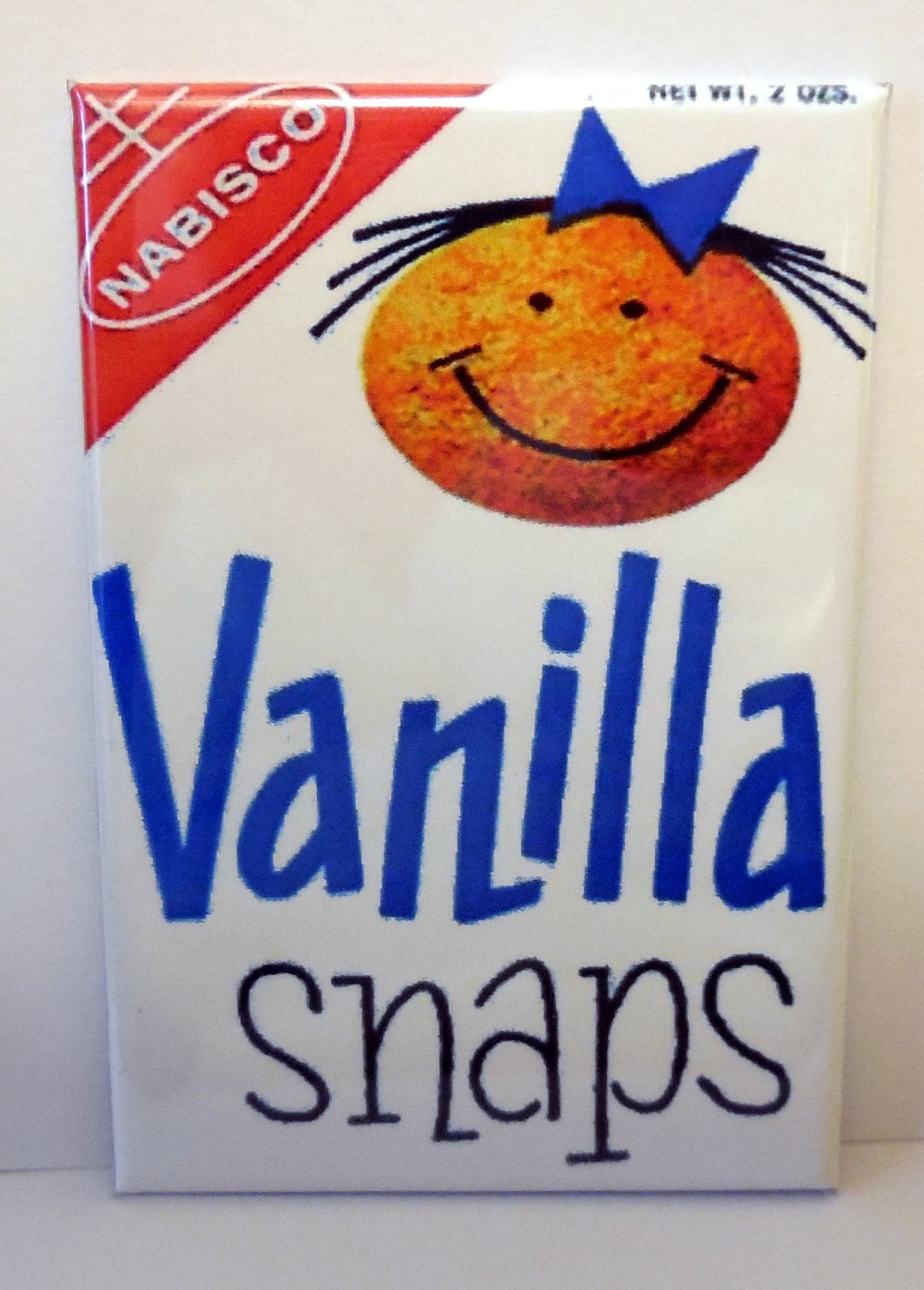Vintage Nabisco Vanilla Snaps 2" X 3" Fridge Magnet Art Vintage Cookies ...