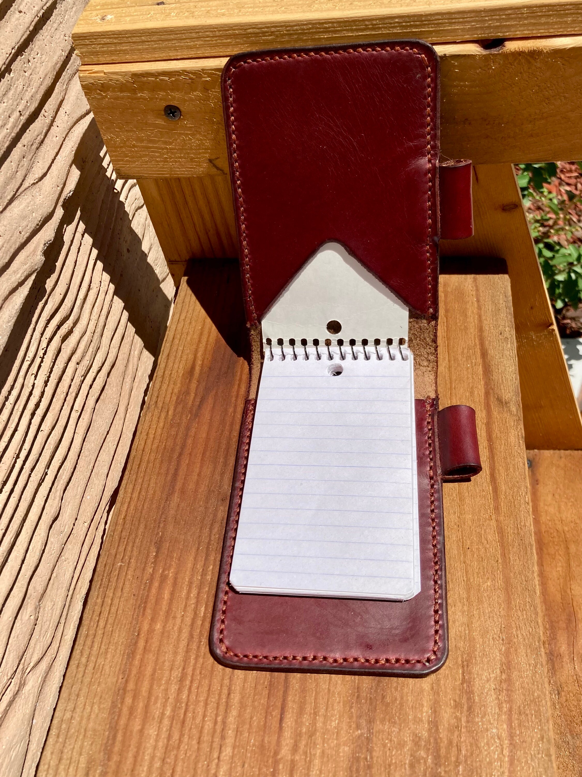 LEATHER MEMO PAD Cover - Etsy