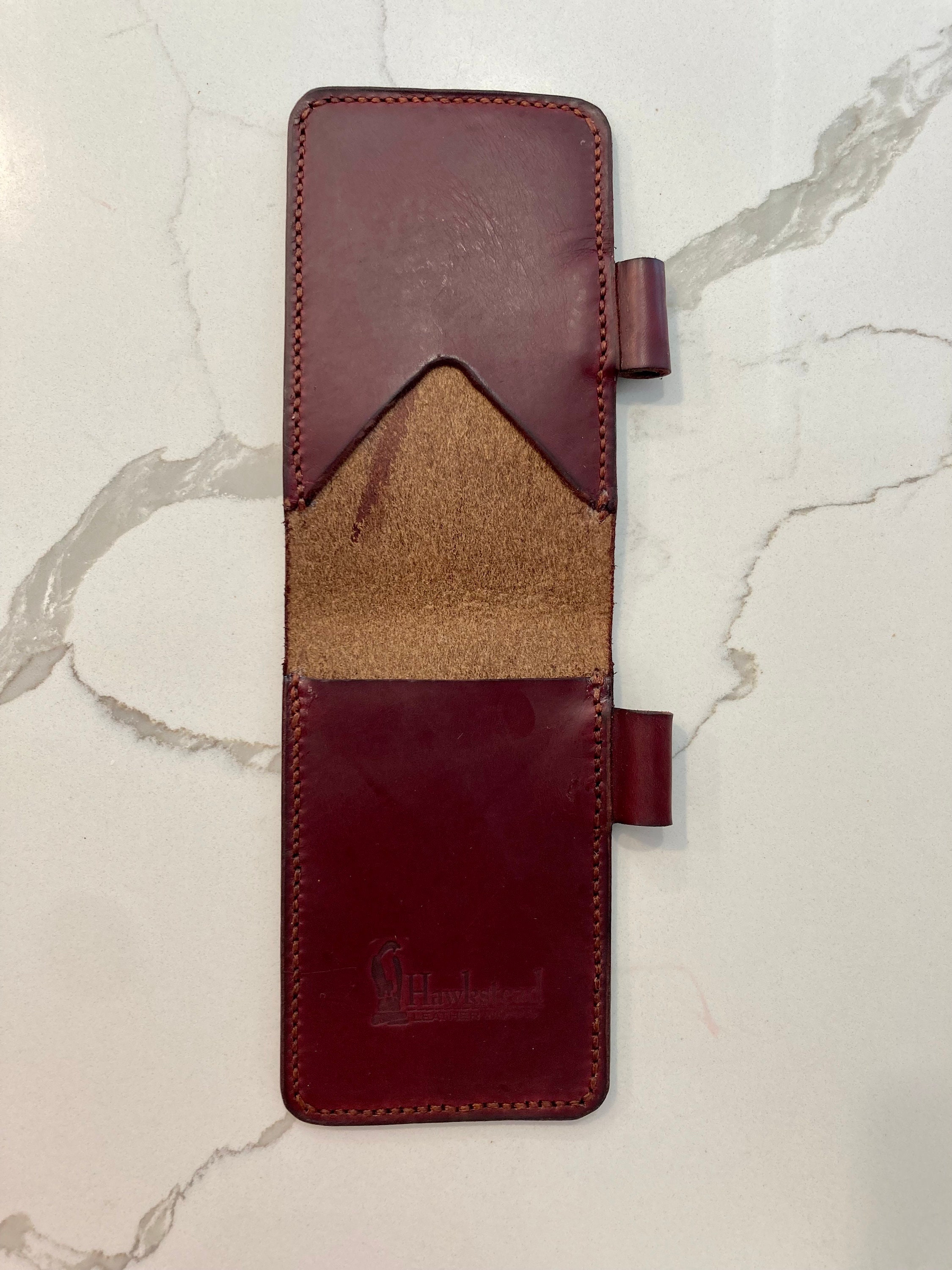 LEATHER MEMO PAD Cover - Etsy