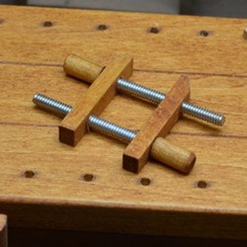 Miniature Parallel Clamp, Dollhouse Parallel Clamp Tool, Dollhouse Wood ...