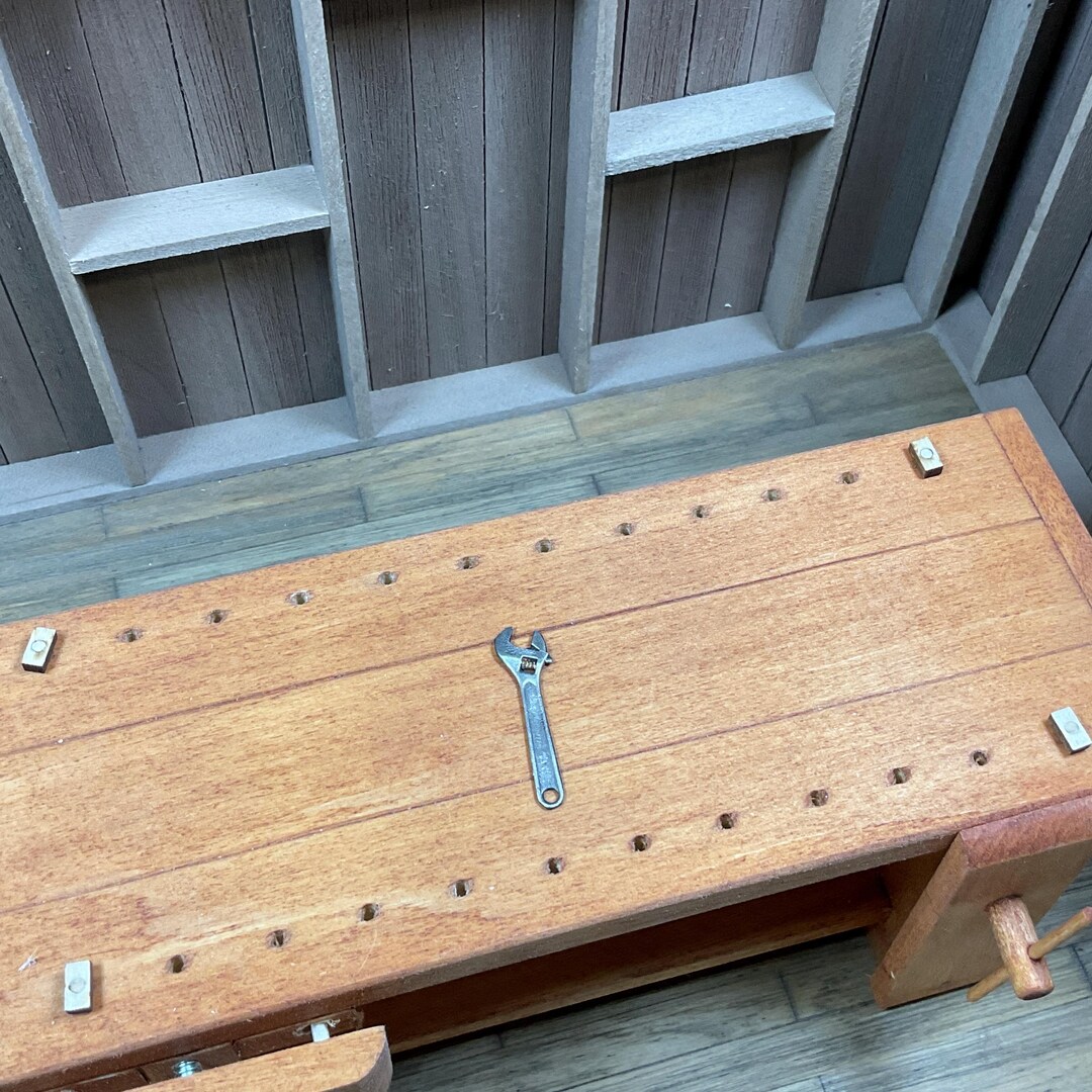 Miniature Wrench, Dollhouse Tools, Diorama Tools, Miniature Garage Room ...