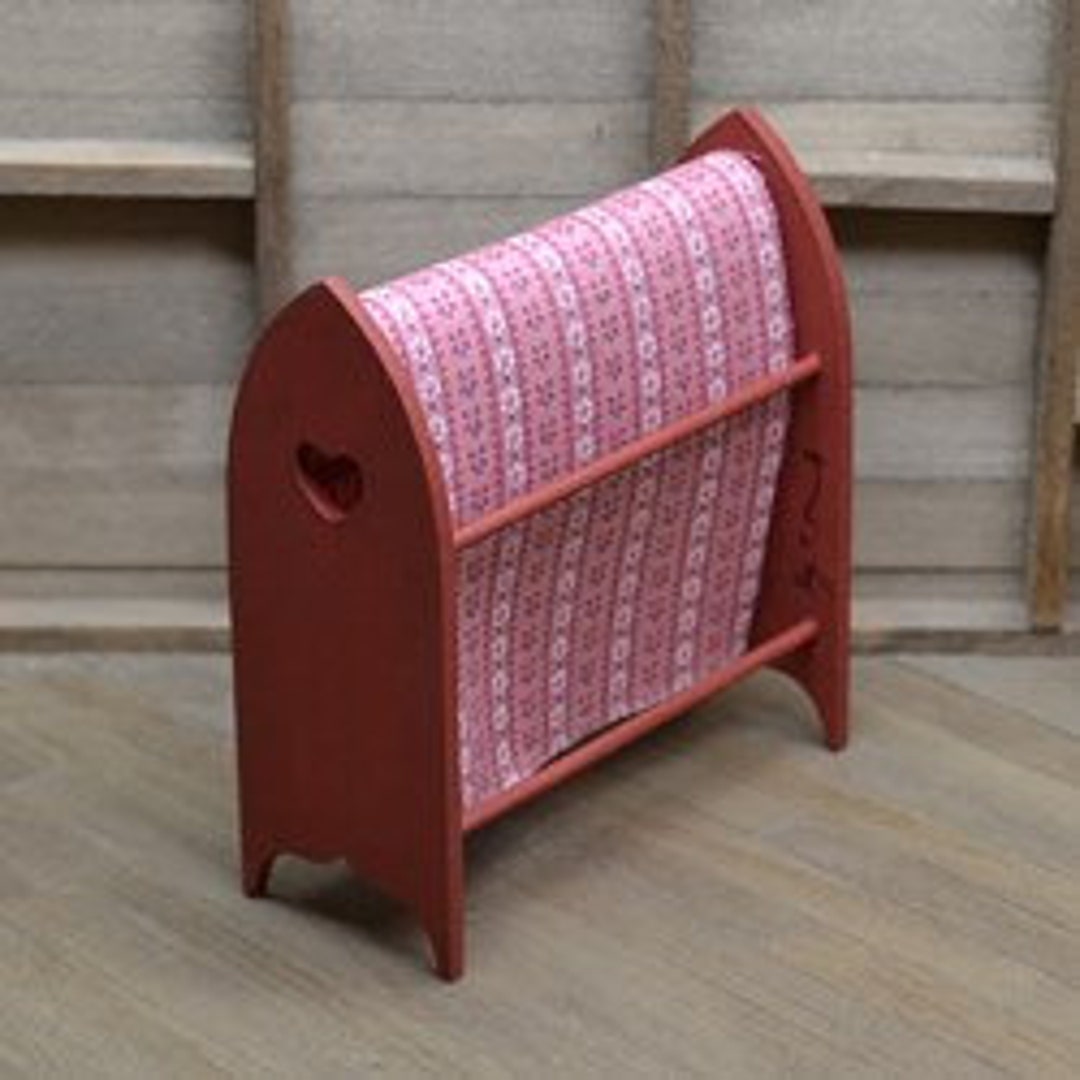 Miniature Quilt Rack, Dollhouse Quilt, Dollhouse Blanket Rack ...