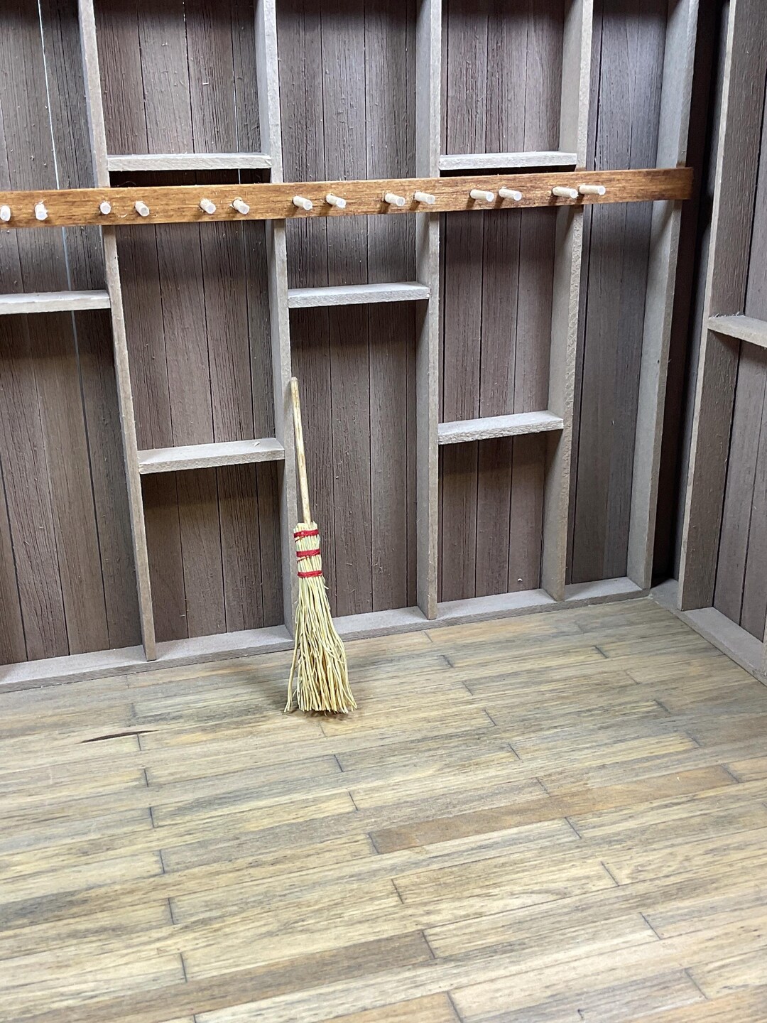 Miniature Kitchen Broom, Dollhouse Kitchen Broom, Diorama Tools ...