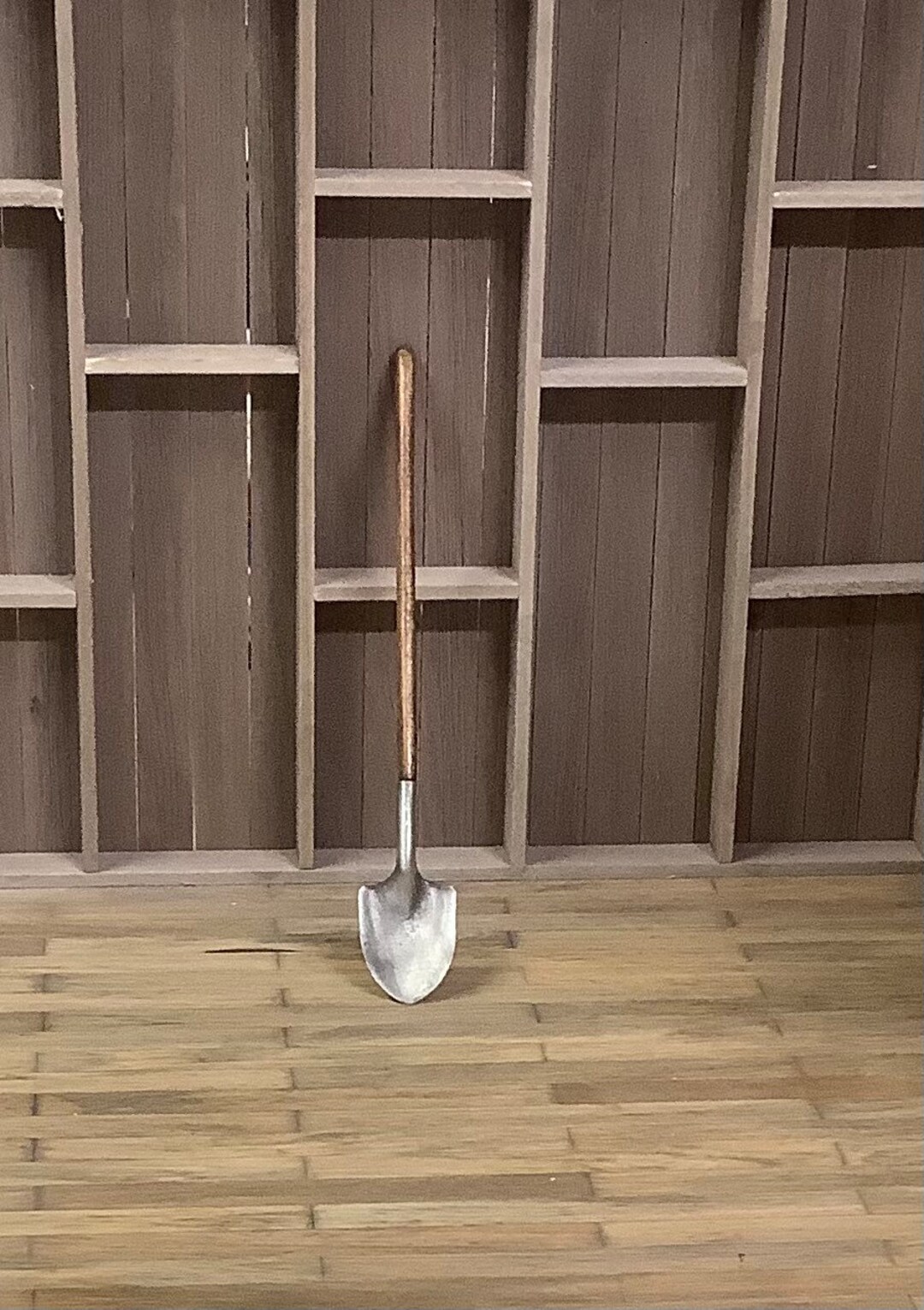 Miniature Long Handle Shovel: Dollhouse Garden Tool, Diorama Accessory ...