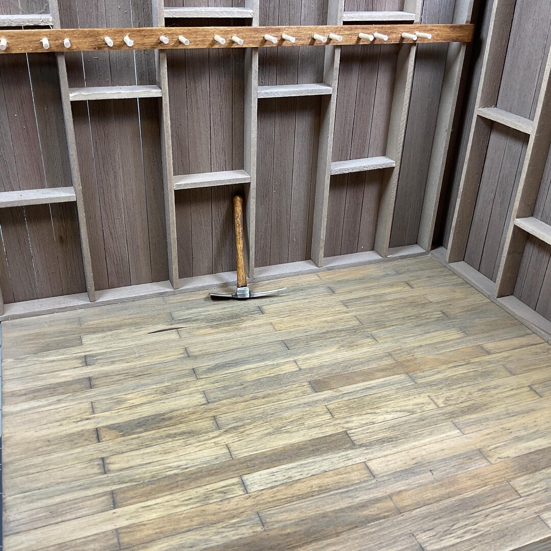 Miniature Mattock, Dollhouse Tools, Diorama Tools, Miniature Garage ...