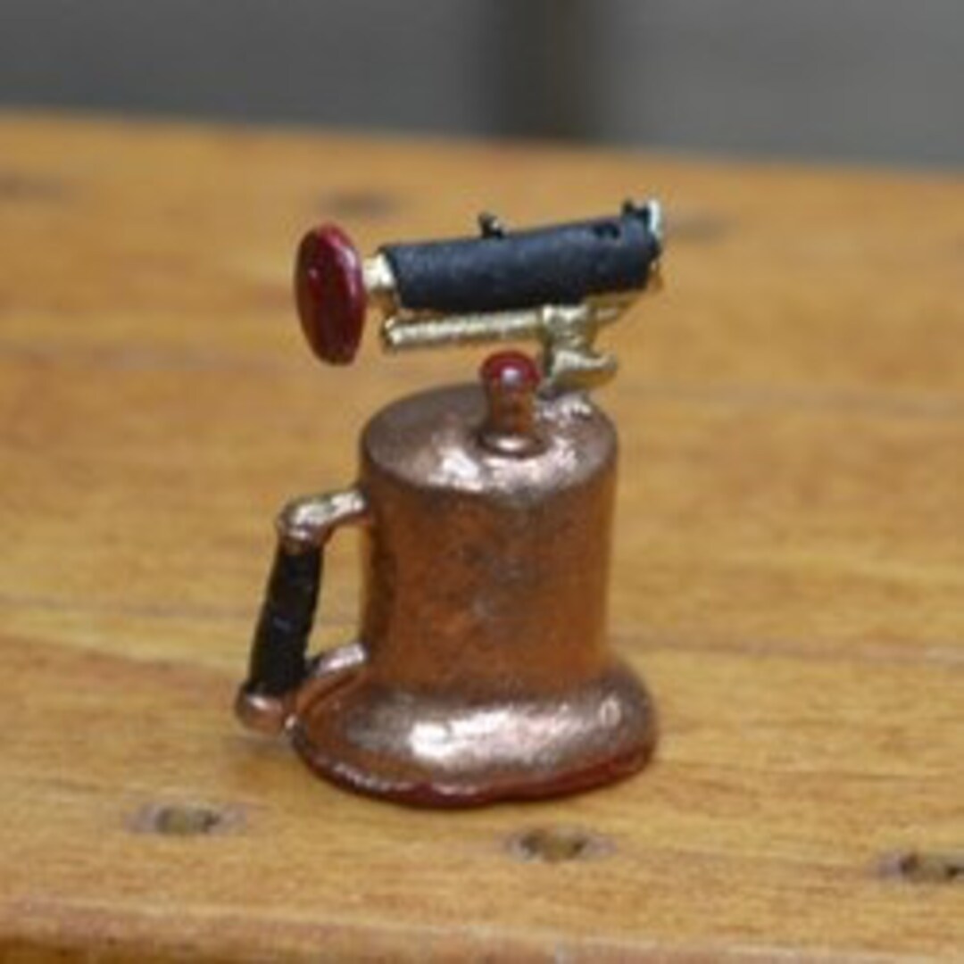 Miniature Blow Torch, Dollhouse Tools, Diorama Tools, Miniature Garage ...