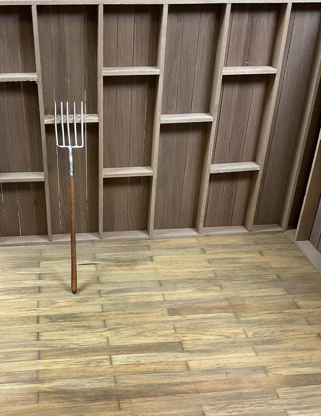 Miniature Pitch Fork, Dollhouse Pitch Fork, Miniature Dollhouse Garden ...
