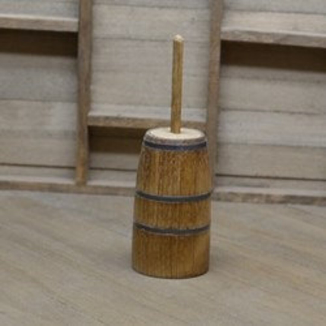 Miniature Kitchen Butter Churn, Dollhouse Kitchen Churn, Diorama Tools ...