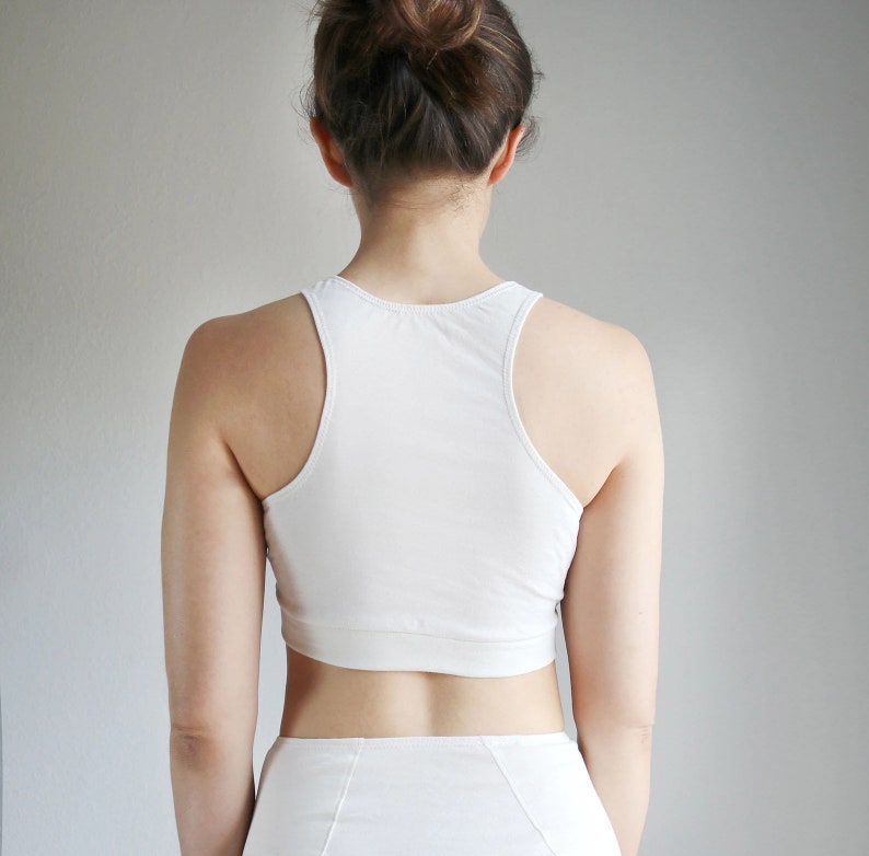 Pure Organic Cotton Bralette. 100% Organic Cotton. Comfortable | Etsy