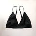 Simple Black Triangle Bralette. Wireless Bra. Women's Lingerie - Etsy