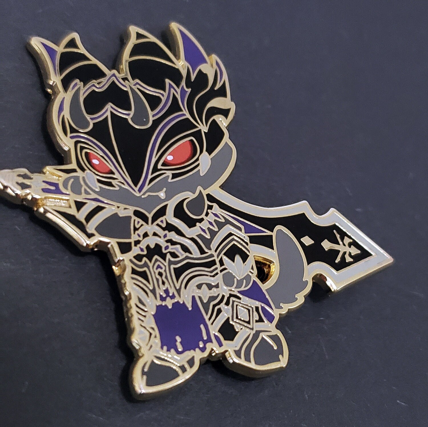 Enamel Pins Warriors of Cute Dark Knight DRK Tank RPG - Etsy