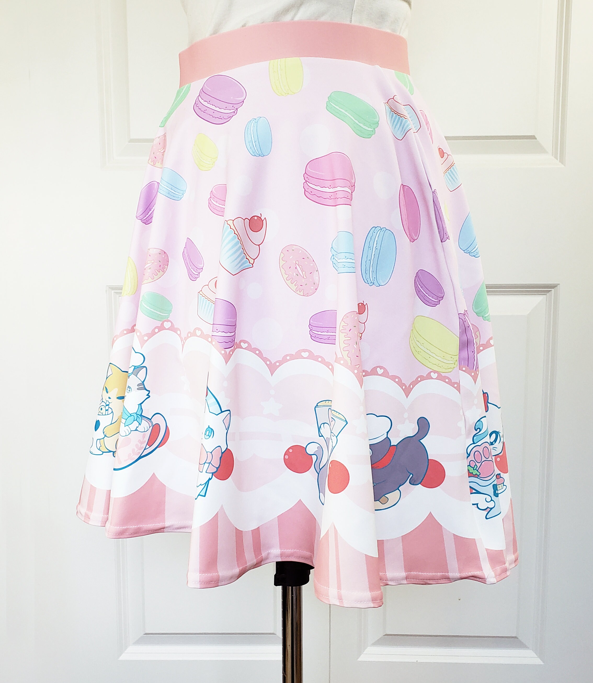 MADE TO ORDER: Cat Cafe Skirt - Etsy