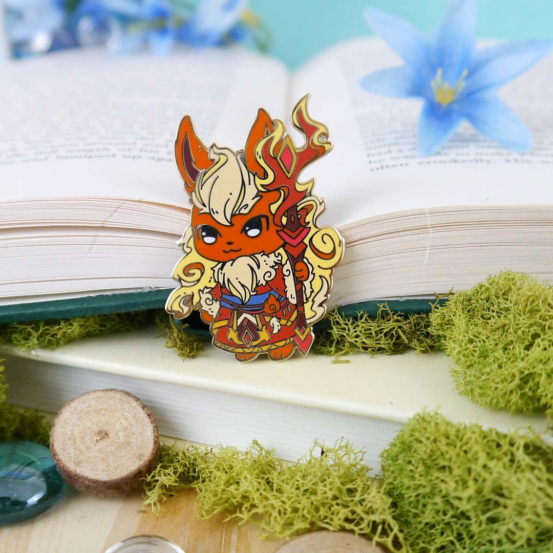 Enamel Pin: Elementalist - Ember Mage - RPG - Dnd - Fire - Fantasy ...