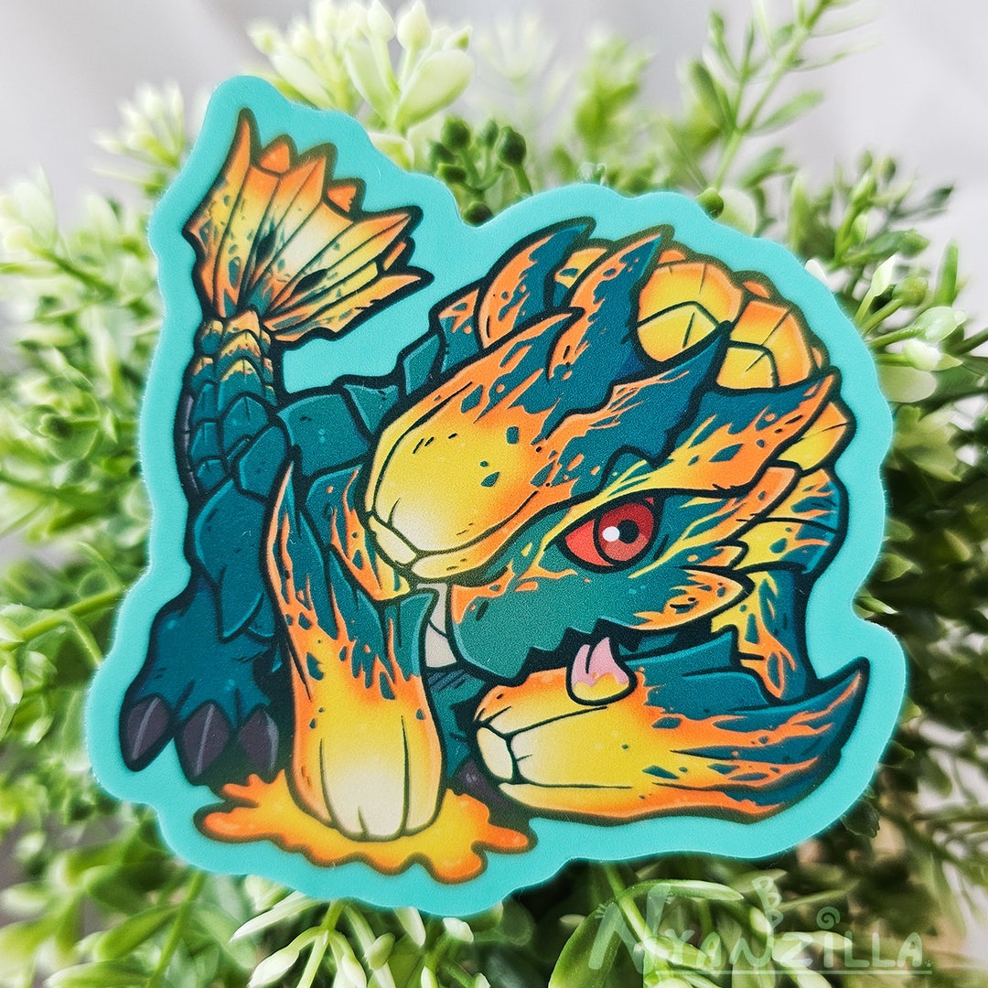 Vinyl Sticker: Raging Brachydios - Waterproof - Etsy