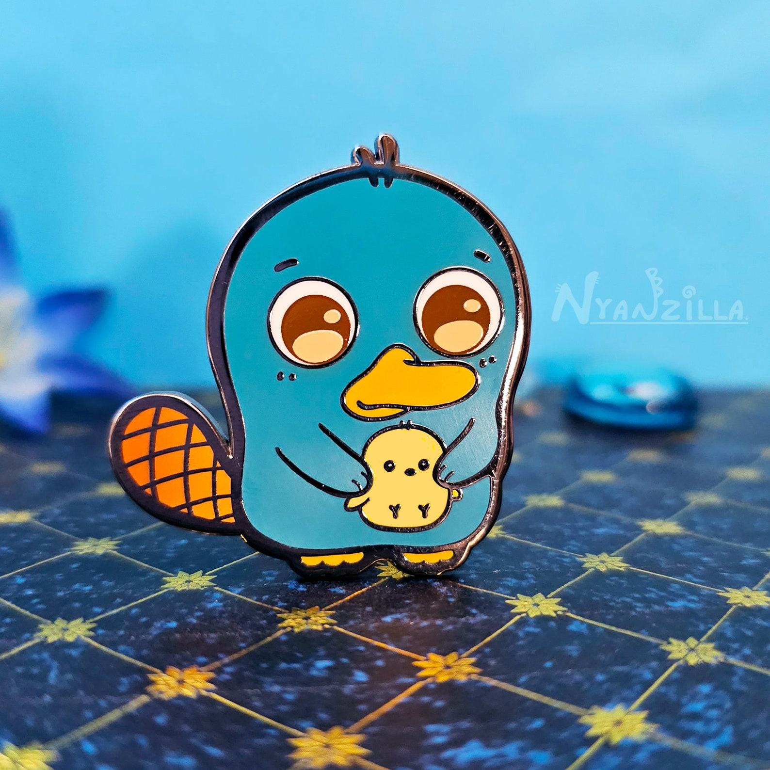 Enamel Pin: Little Platypus and the Tiny Friend - Animal Pin - Cute ...