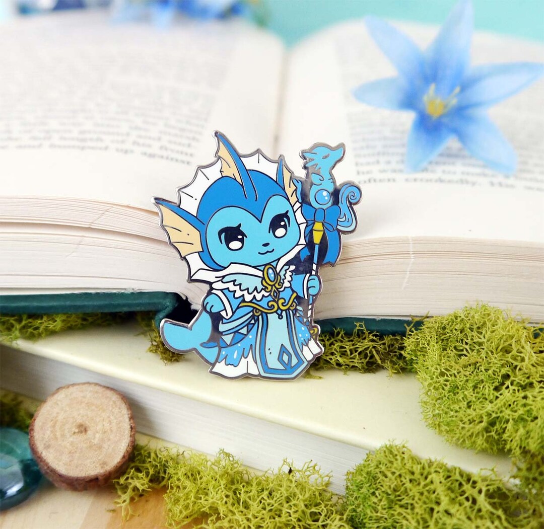 Enamel Pin: Elementalist - Hydro Mage - Water Element - RPG - Dnd ...
