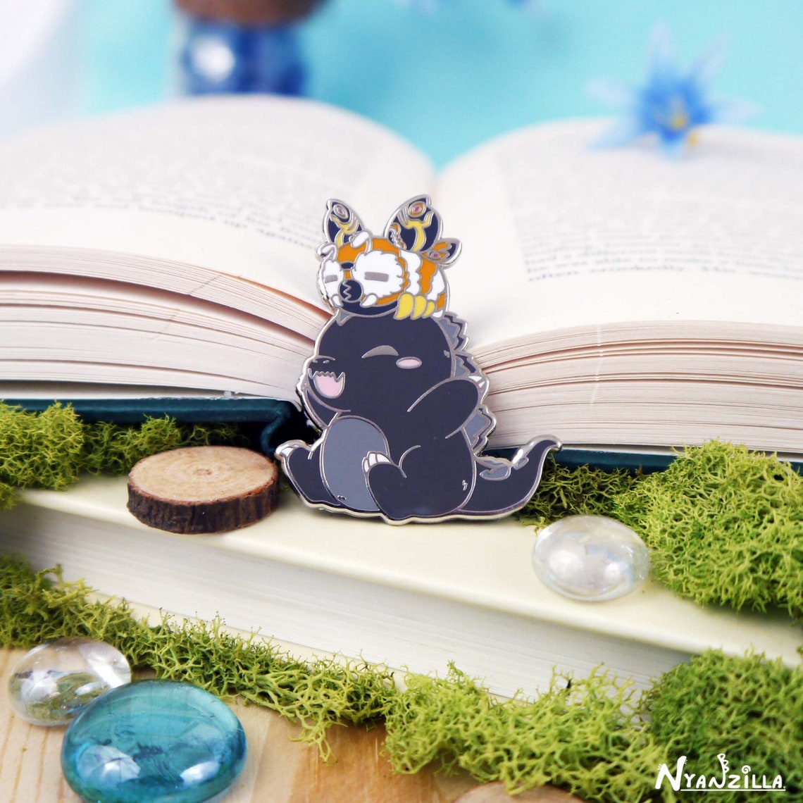 Enamel Pin: Kaiju Friendship Chibi Kaiju Cute Accessory - Etsy