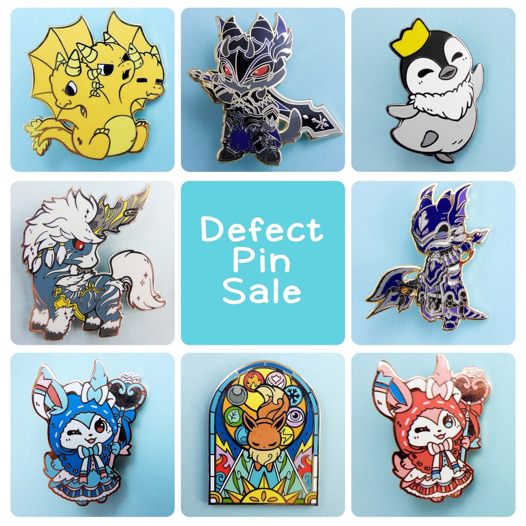 Defect Pins Sale Elementalist and Fairytale Edition Lower B-grade Pins ...