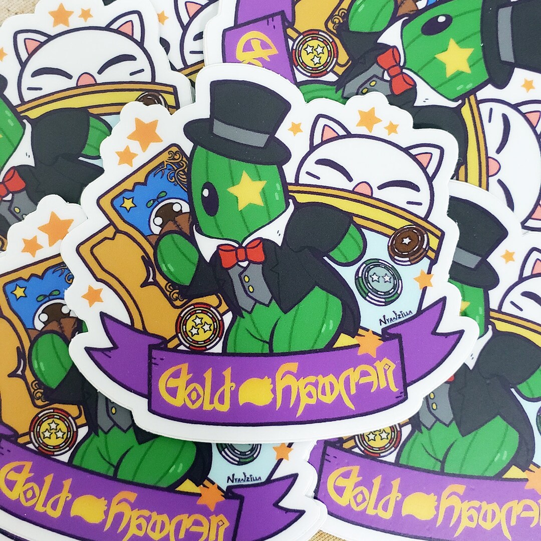 Vinyl Sticker: Gold Saucer Senor Sabotender Soft Matte - Etsy