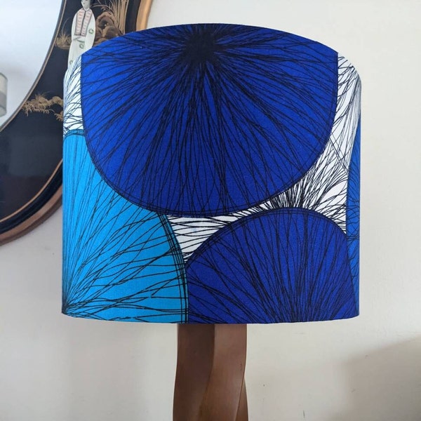 Blue White Lampshade - Etsy