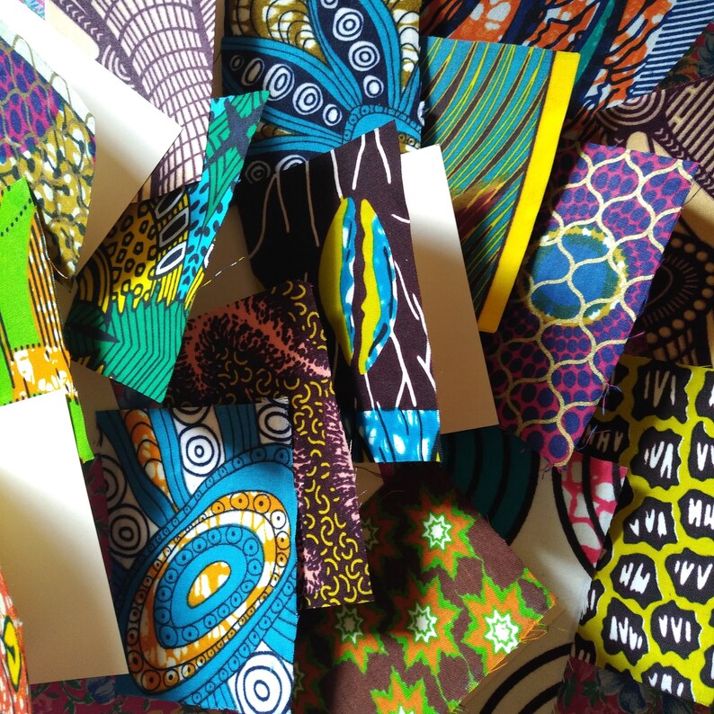 25 Small African Note Cards A7 Size Handmade Cards Random | Etsy