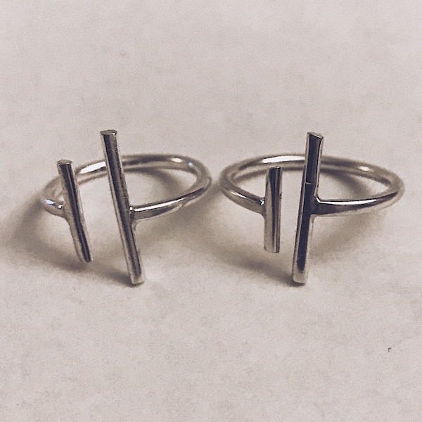 Bar Ring - Etsy