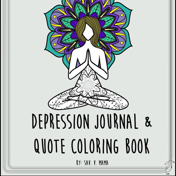 Pdf Mental Health Coloring Pages - Etsy