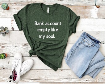 Bank Account Empty SVG | Funny SVG | Cricut Cut Files | Silhouette Cut ...