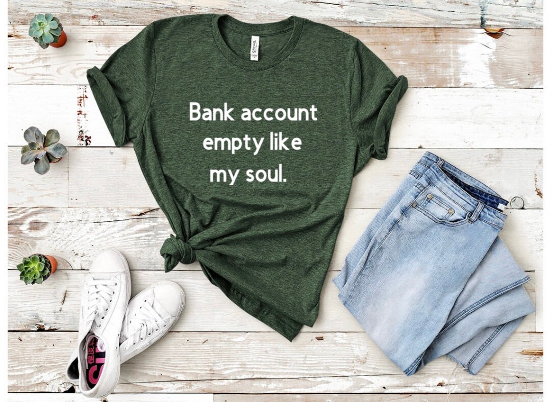Bank Account Empty - Etsy