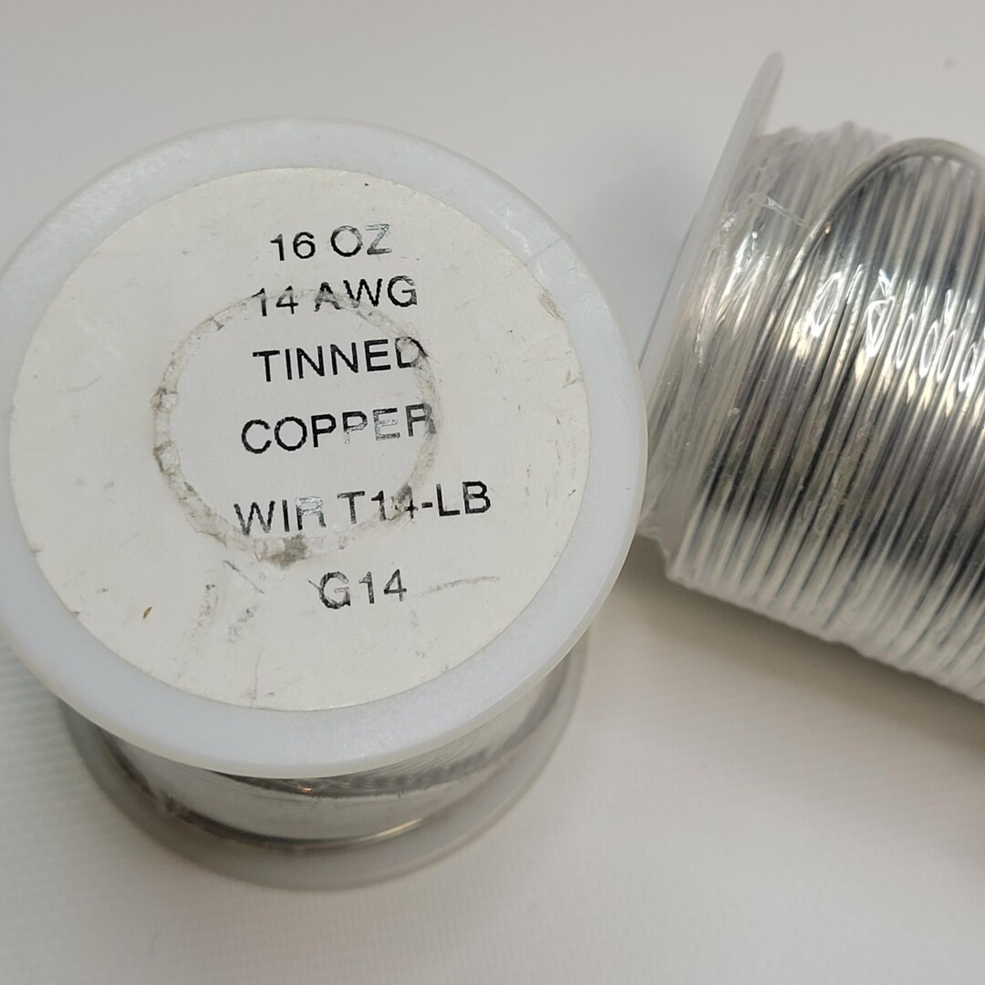 14g Tinned Copper Wire | 16 Oz - Etsy