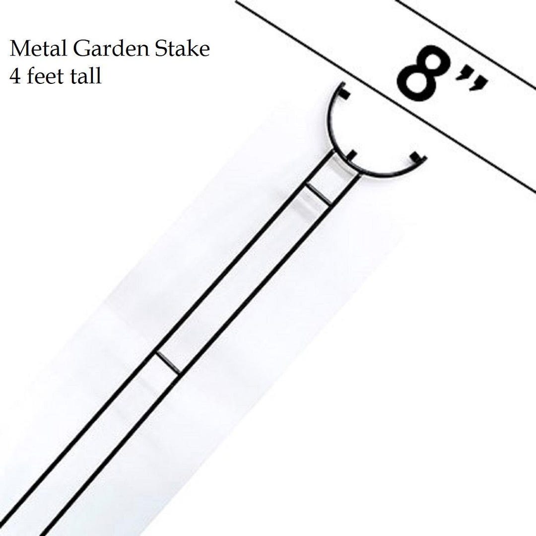 4' Tall Heavy Metal Garden Stake (4 Feet) - Etsy