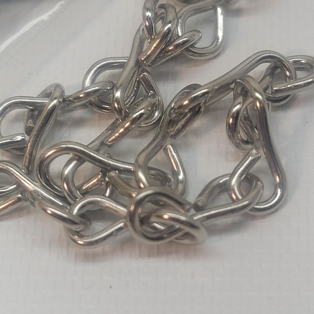 18g Silver Plated Jack Chain (5 Feet) - Etsy