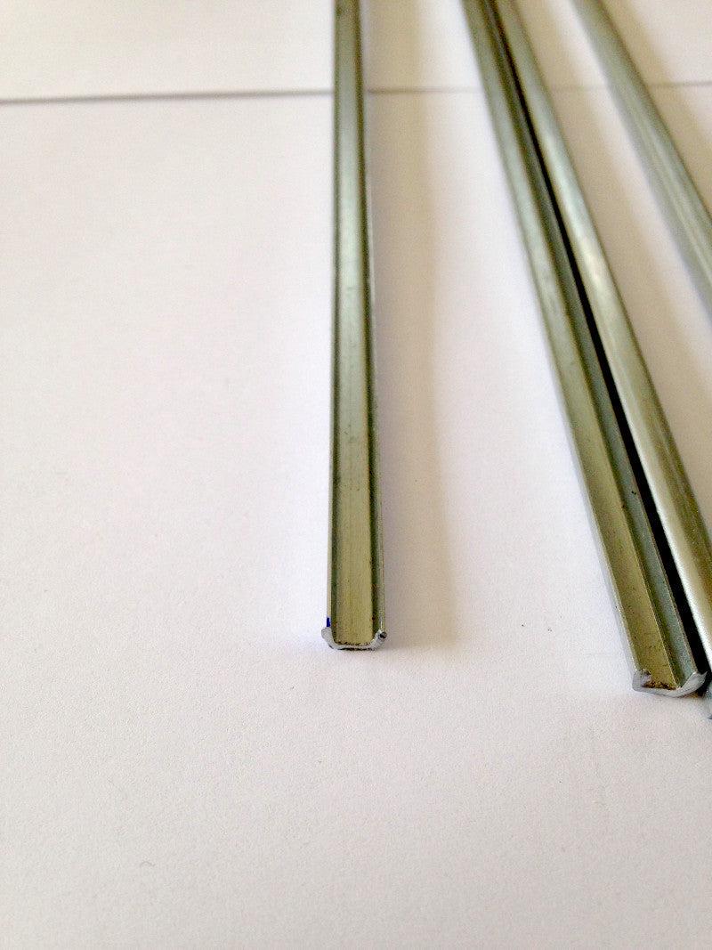 20" Strips of 1/8" Zinc U Came Channel (20 Inch) | 4 Pack - Etsy
