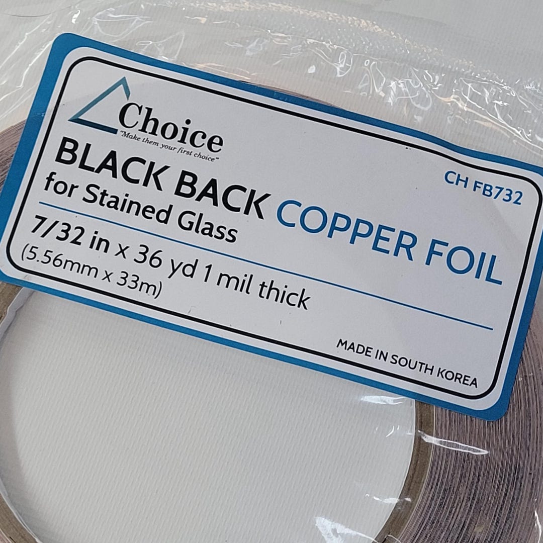 7/32" Choice Black Back Copper Foil Tape (36 Yds) - Etsy