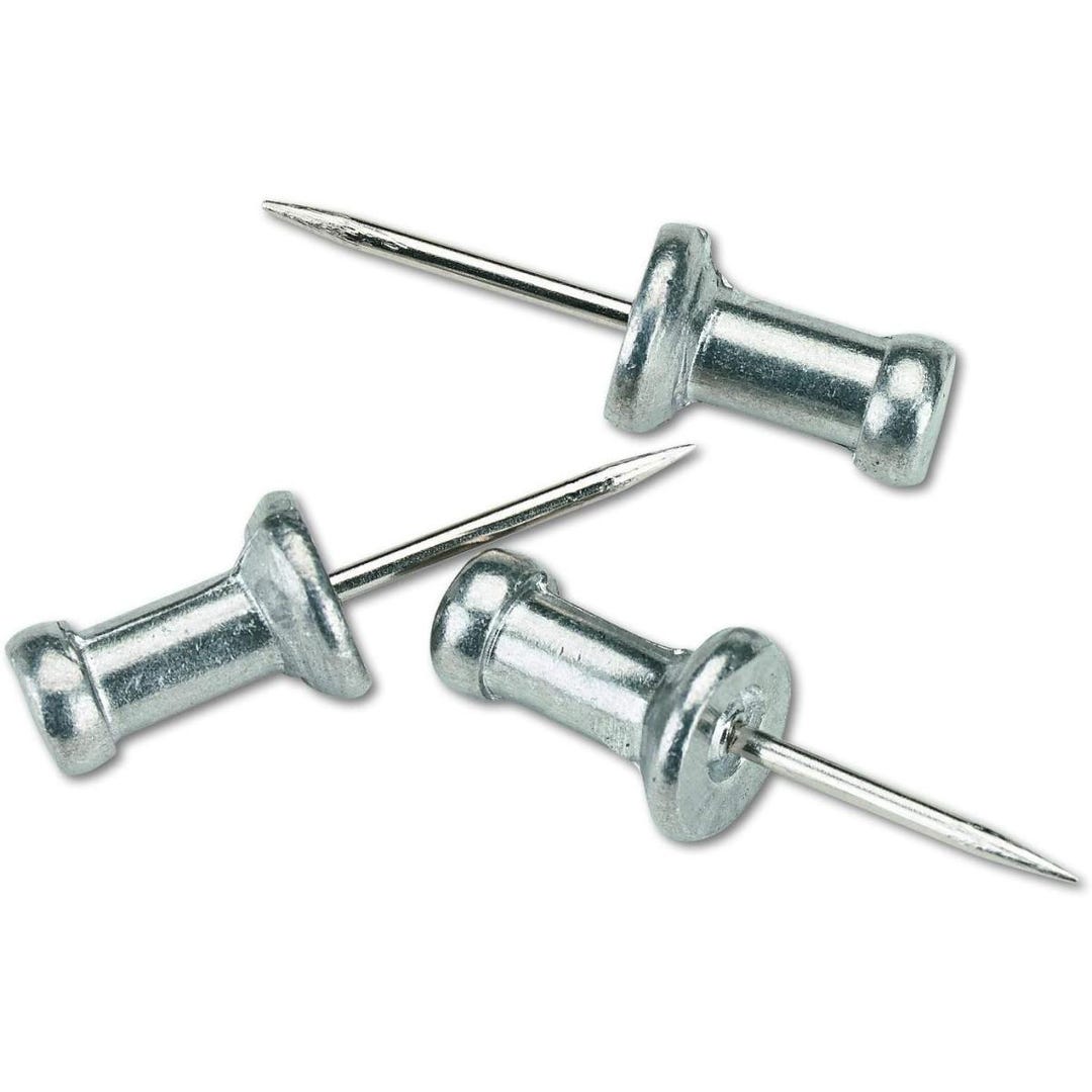 5/8” Leponitt Steel Point Aluminum Push-pins | 25 or 100 Pack - Etsy