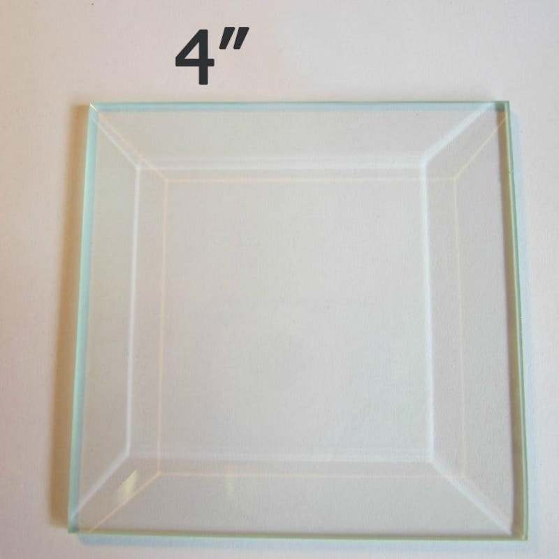 4 Beveled Square - Etsy