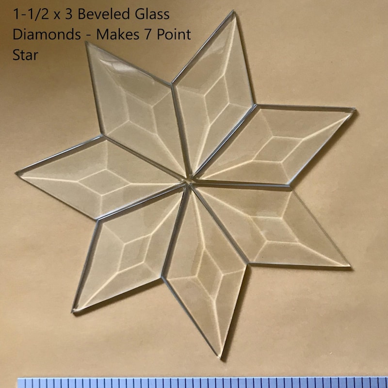 Beveled Snowflake - Etsy