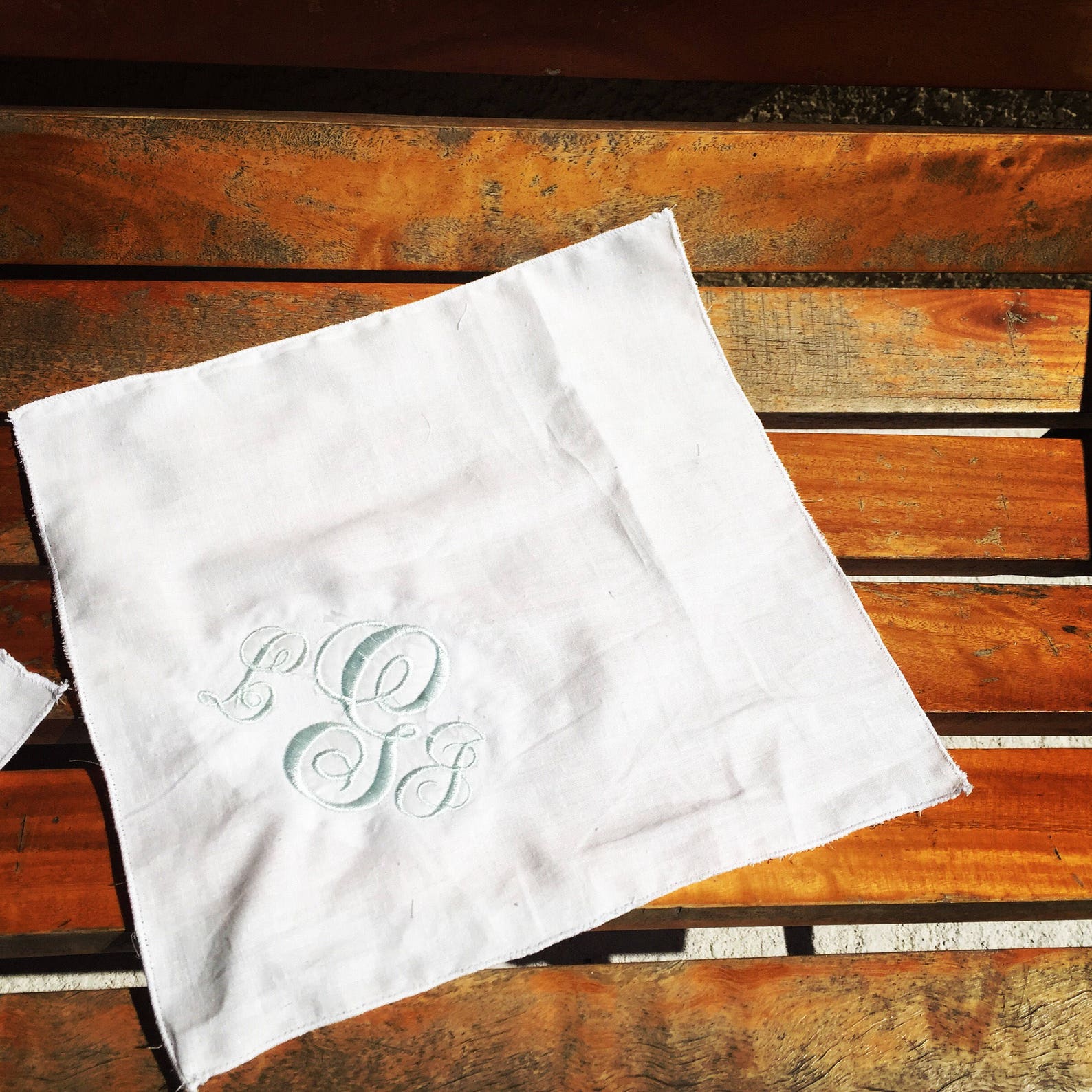 Handmade and Embroidered Wedding Hankies - Etsy