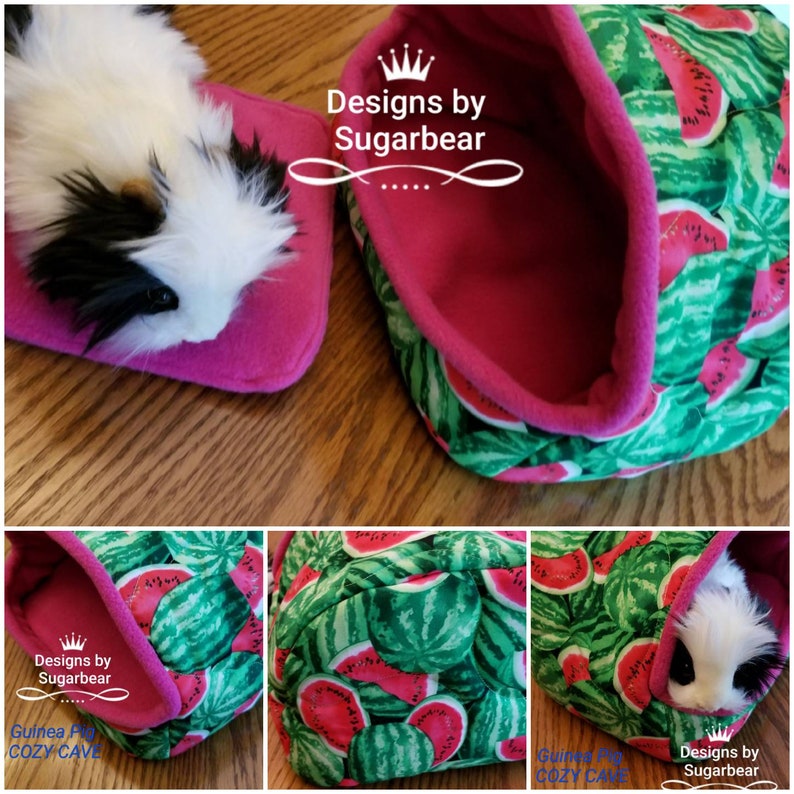 Guinea Pig Cozy Cave Bed Hidey Pigloo Bright Fun Colors Ready | Etsy