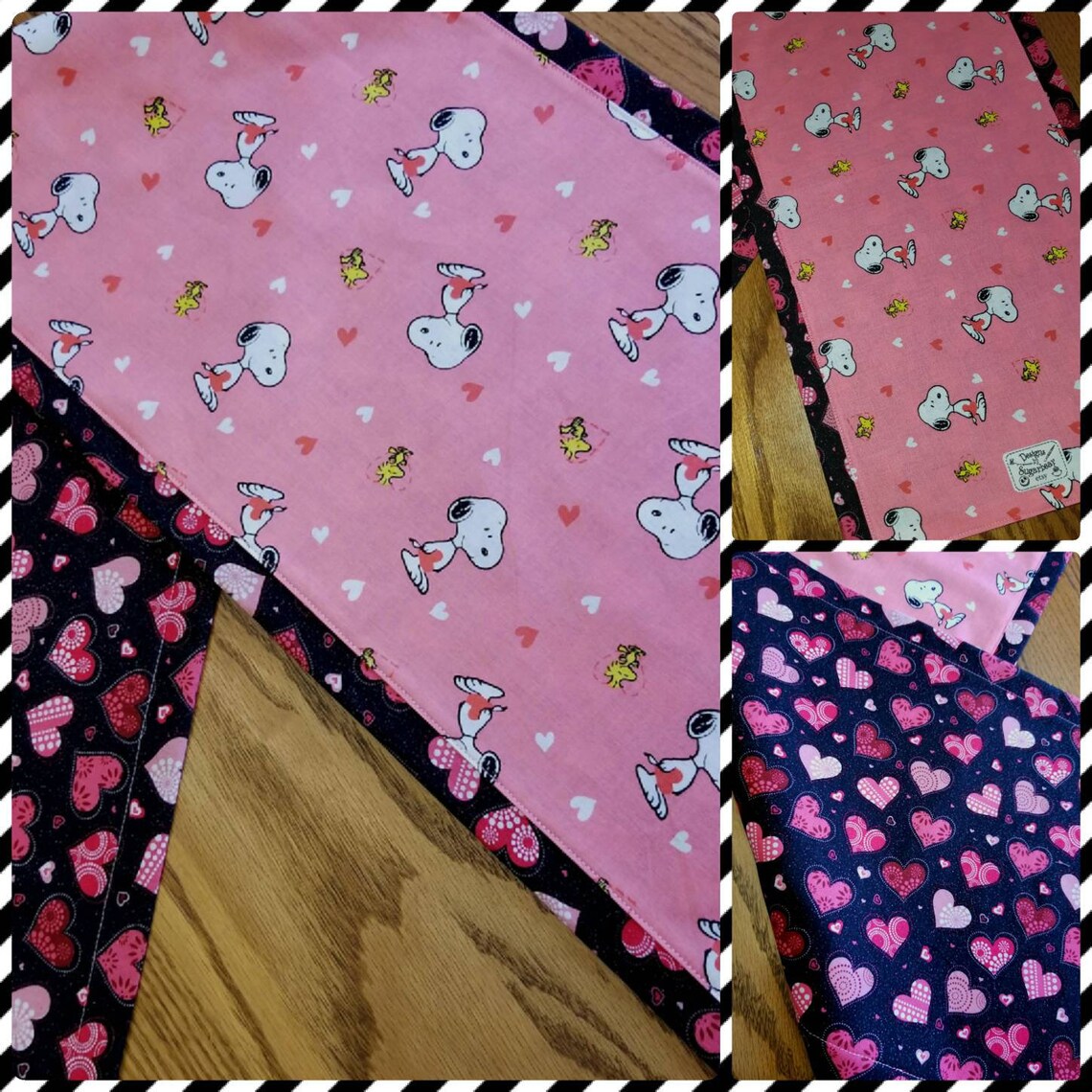 Easter Snoopy Woodstock & Gang Table Runner Beautiful Colors - Etsy