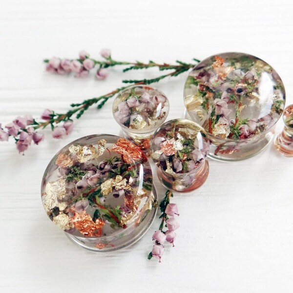 Ear Plugs, Homemade Ear Plugs, Earring Gauges, Millefiori Ear Plugs ...