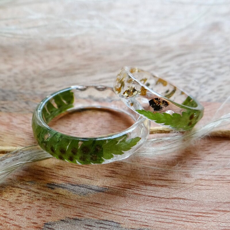 Clear Resin Ring - Etsy