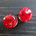 Red Plugs Genuine Coral Plugs Gauges 00 Ear Plug Stone Plugs - Etsy