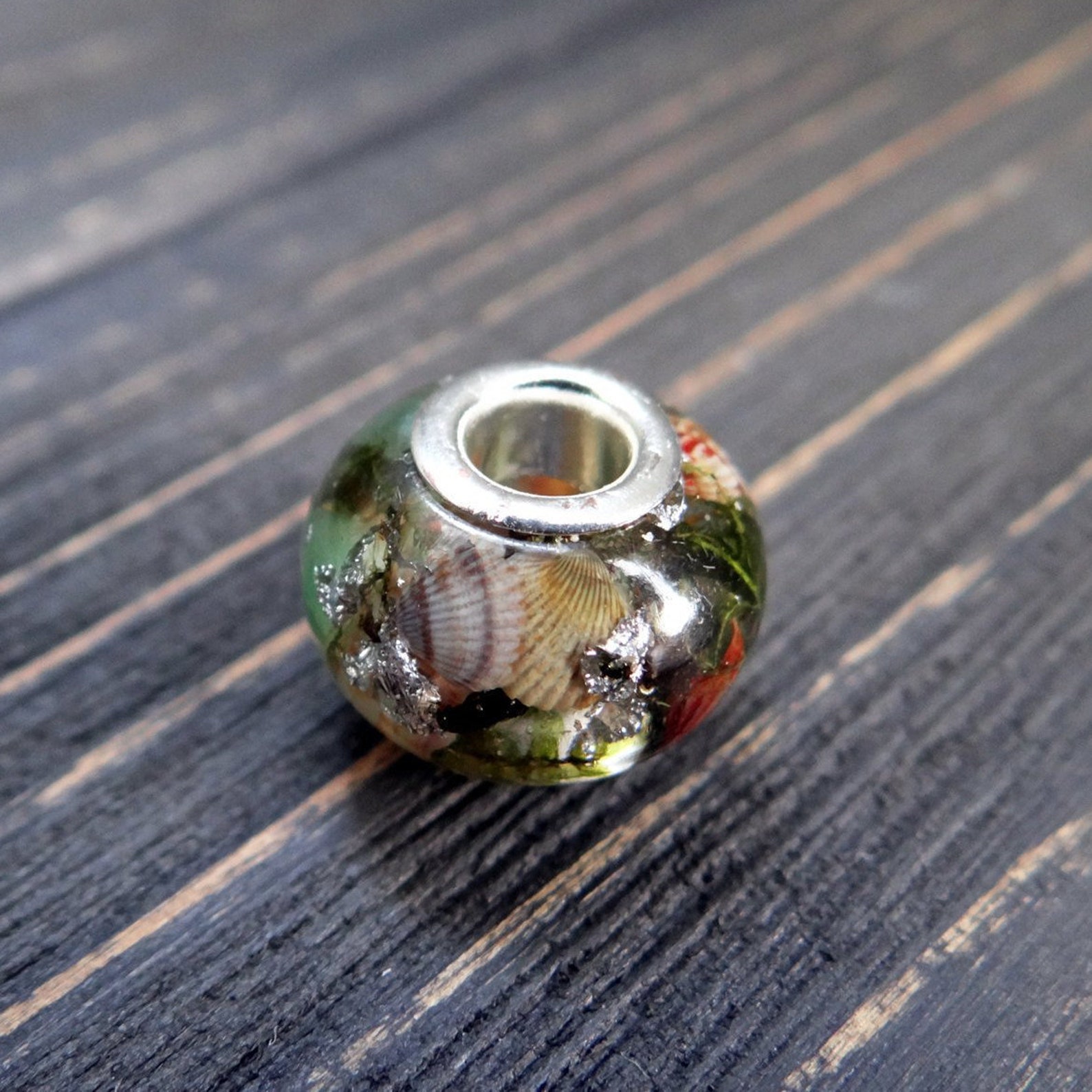 Ocean Bead Handmade Jewelry Making European Bracelet Charms - Etsy