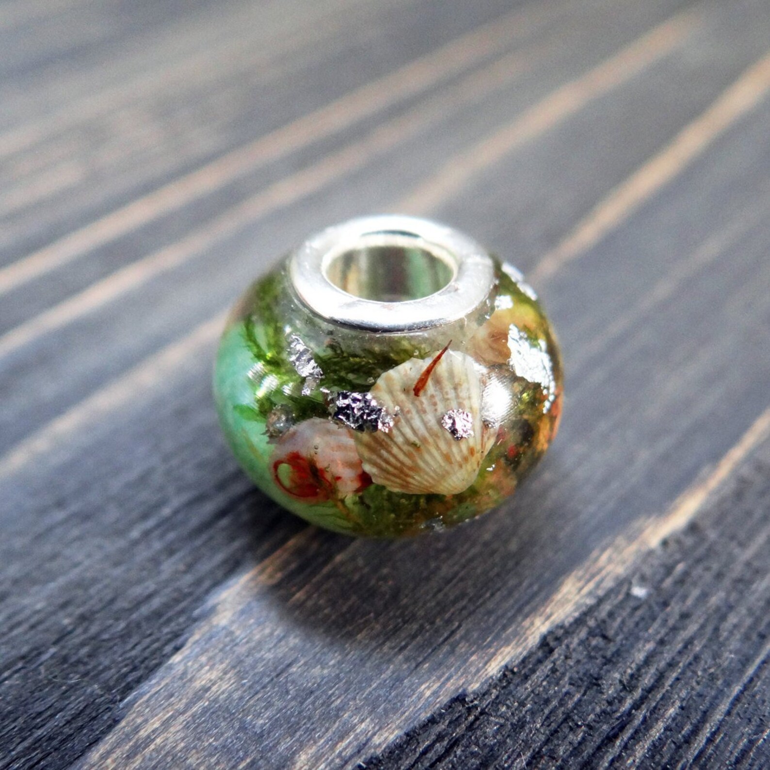 Ocean Bead Handmade Jewelry Making European Bracelet Charms - Etsy