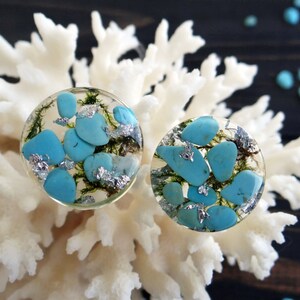 Turquoise Gauges Turquoise Plugs December Birthstone Jewelry Mermaid ...